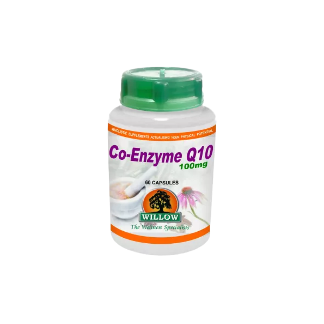 Willow Coenzyme Q10 100mg 60 Capsules – Cosmos Healing